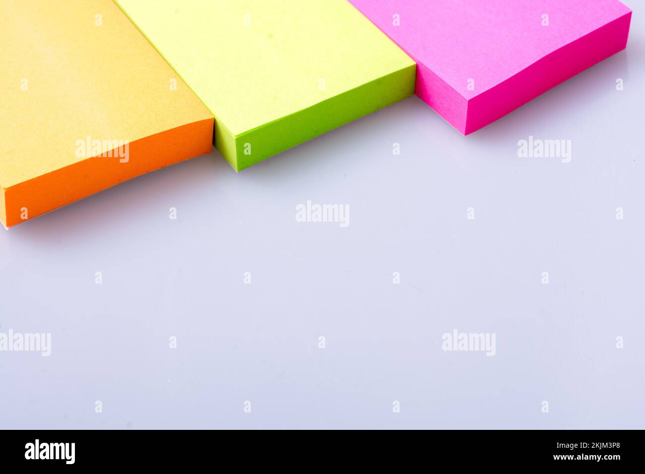 Post note sticker for taking notes on a white background Stock Photo ...