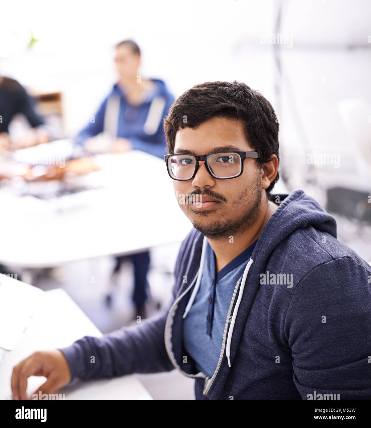 Failure is not an option when youre a programmer. Portrait of a young ...