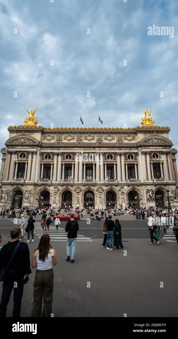 the Garnier palace (Palais garnier) Opera house in Paris Stock Photo ...