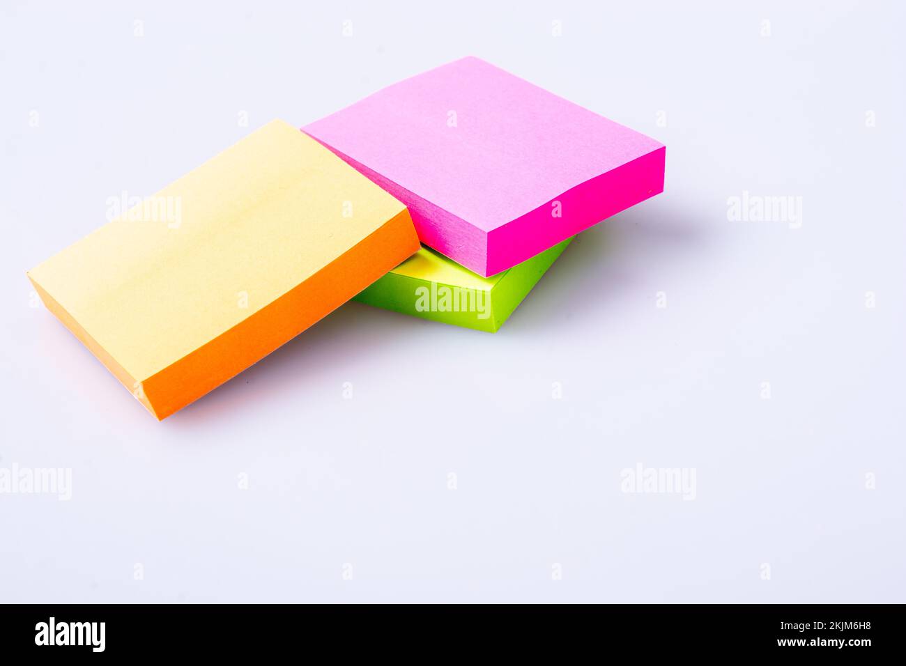 Post note sticker for taking notes on a white background Stock Photo ...