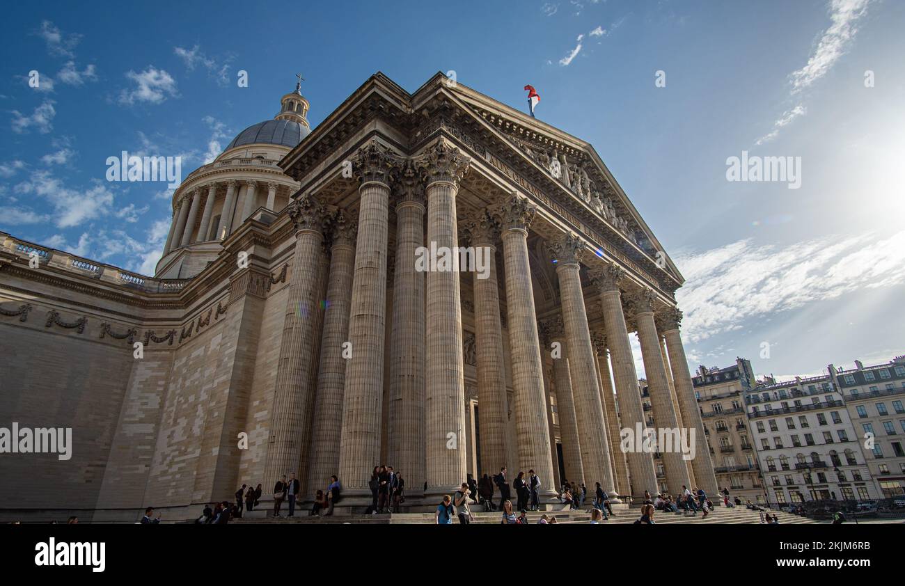 The Paris Pantheon, monument in Paris Stock Photo - Alamy