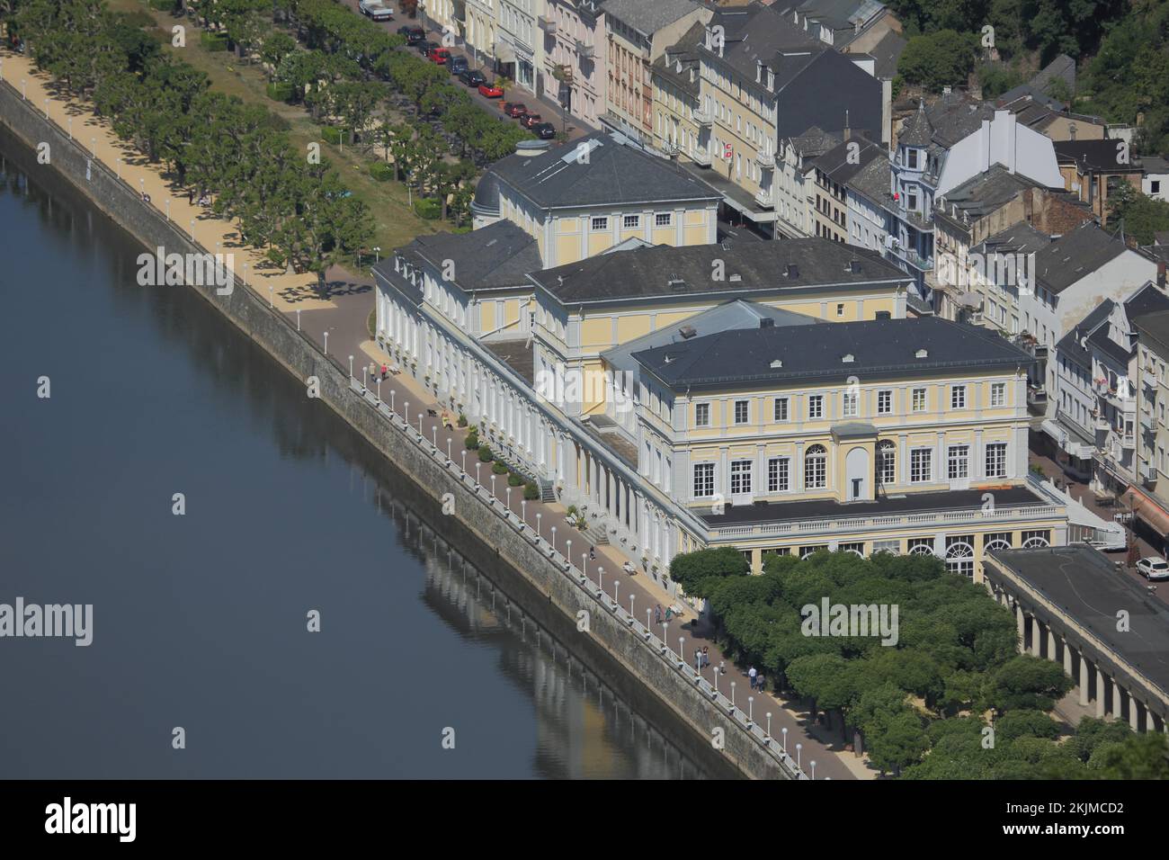 View of UNESCO Spielbank an der Lahn from the Concordiaturm, view from ...