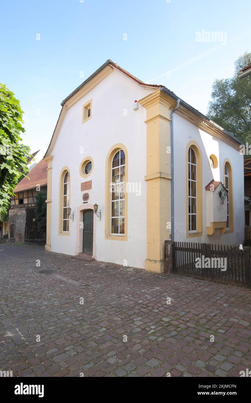 Late Baroque Synagogue, Michelstadt, Hesse, Odenwald, Germany, Europe ...