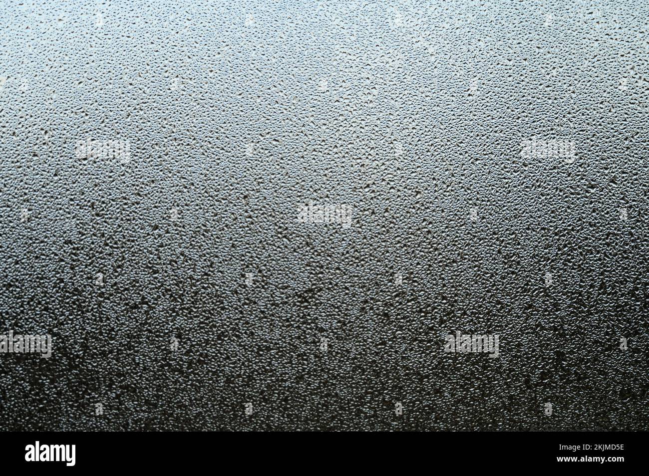 Condensation on the window from a sudden change in temperature outside ...