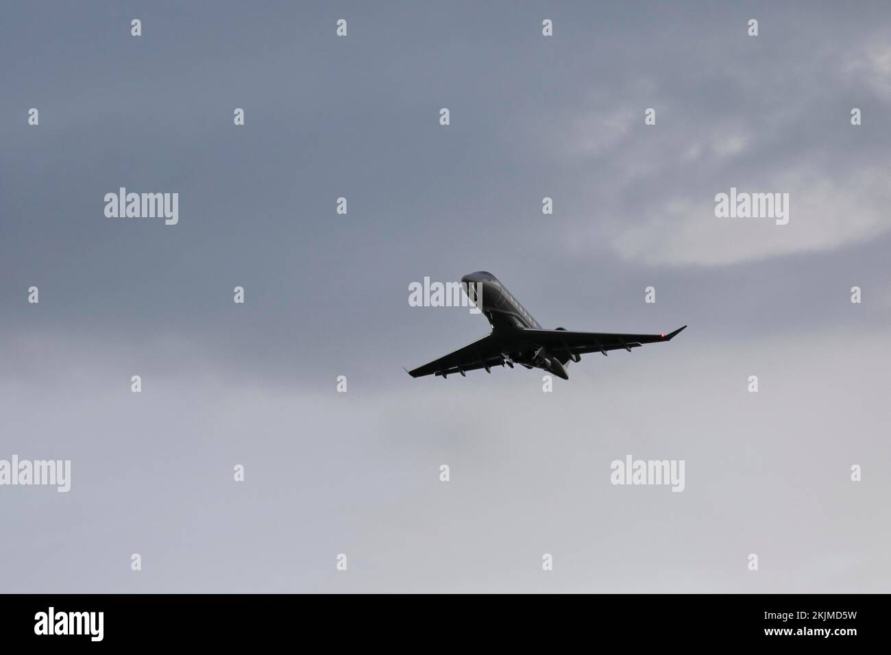Passenger plane during take off, Montreal, Province of Quebec, Canada ...