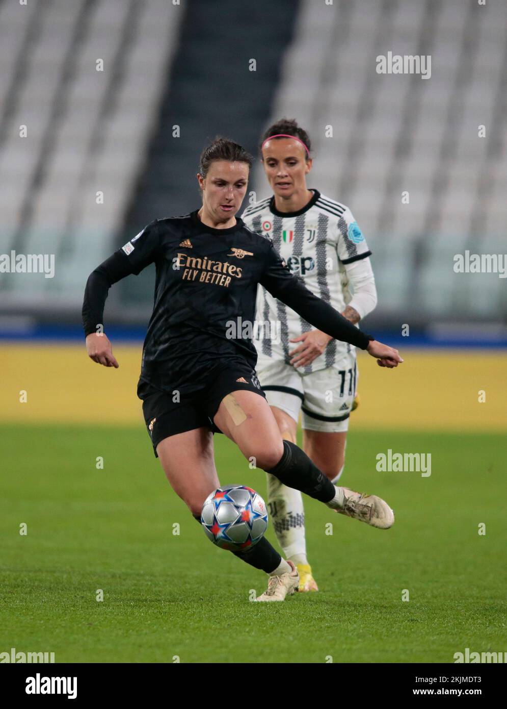Lotte Wubben-Moy of Arsenal Women during the Uefa Women’s Champions ...