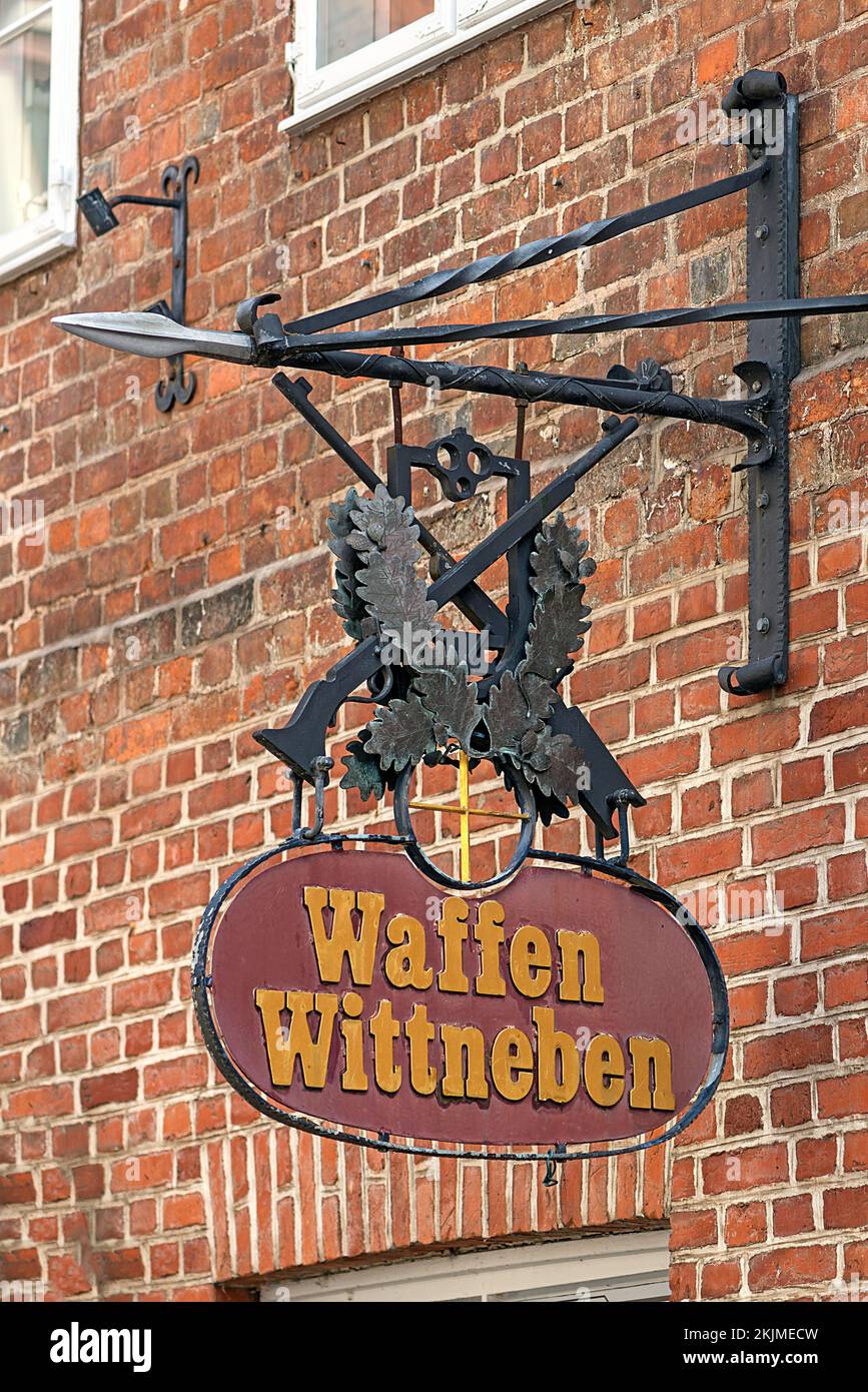 Old town shop sign hi-res stock photography and images - Alamy