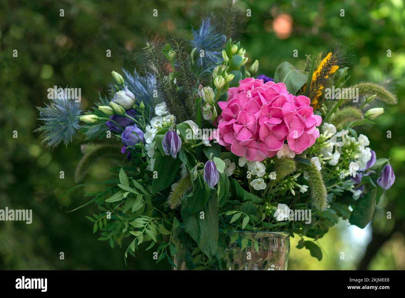 Colourful bouquet of flowers, Bavaria, Germany, Europe Stock Photo - Alamy