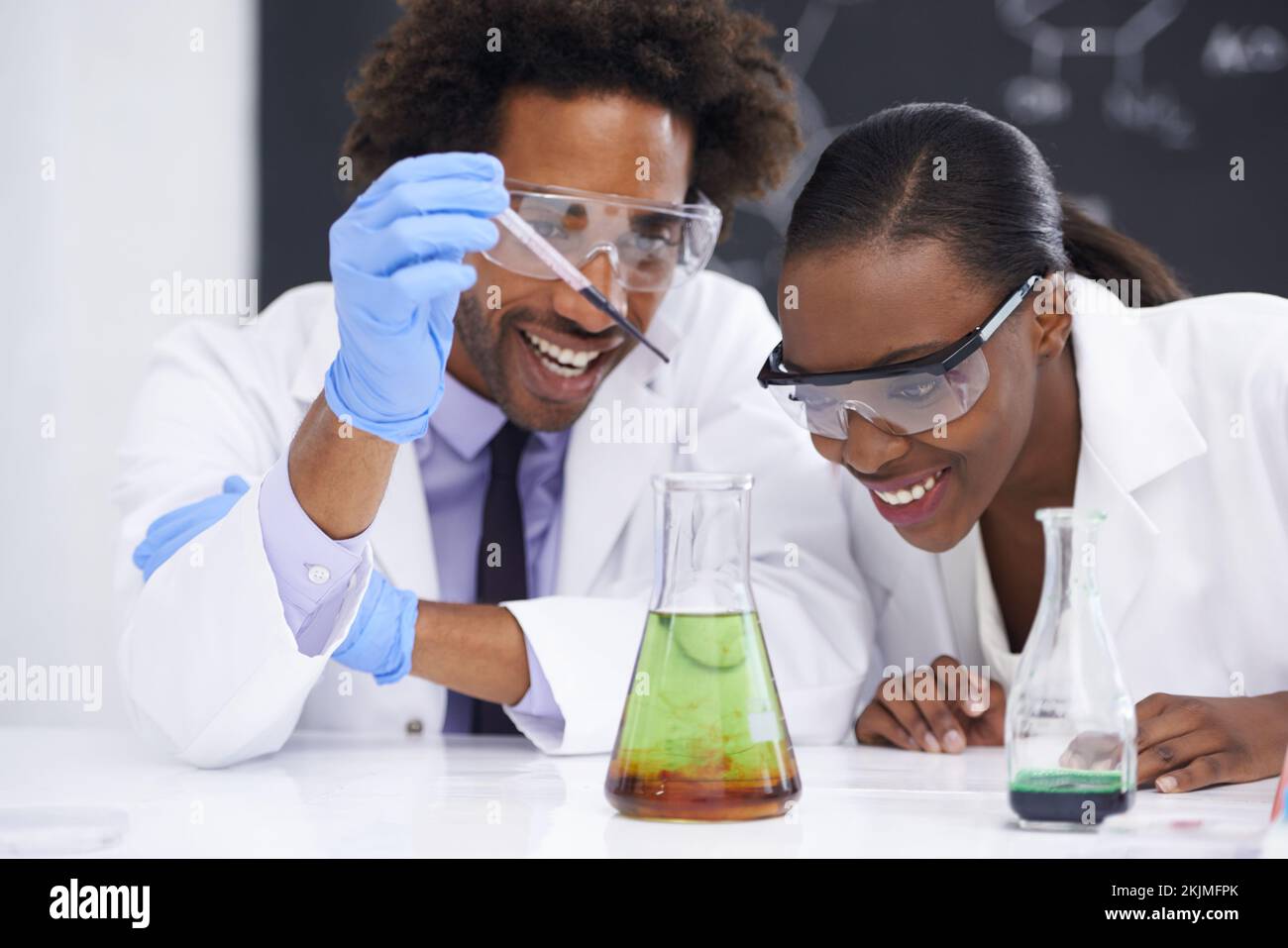 Scientist conducting experiment various lab hi-res stock photography ...