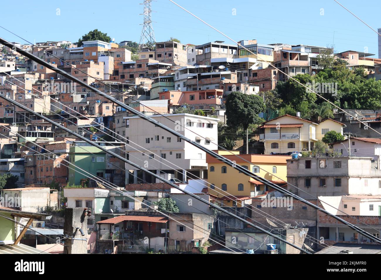 Favela, Houses, Belo Horizonte, MInas Gerais, Brazil, South America ...