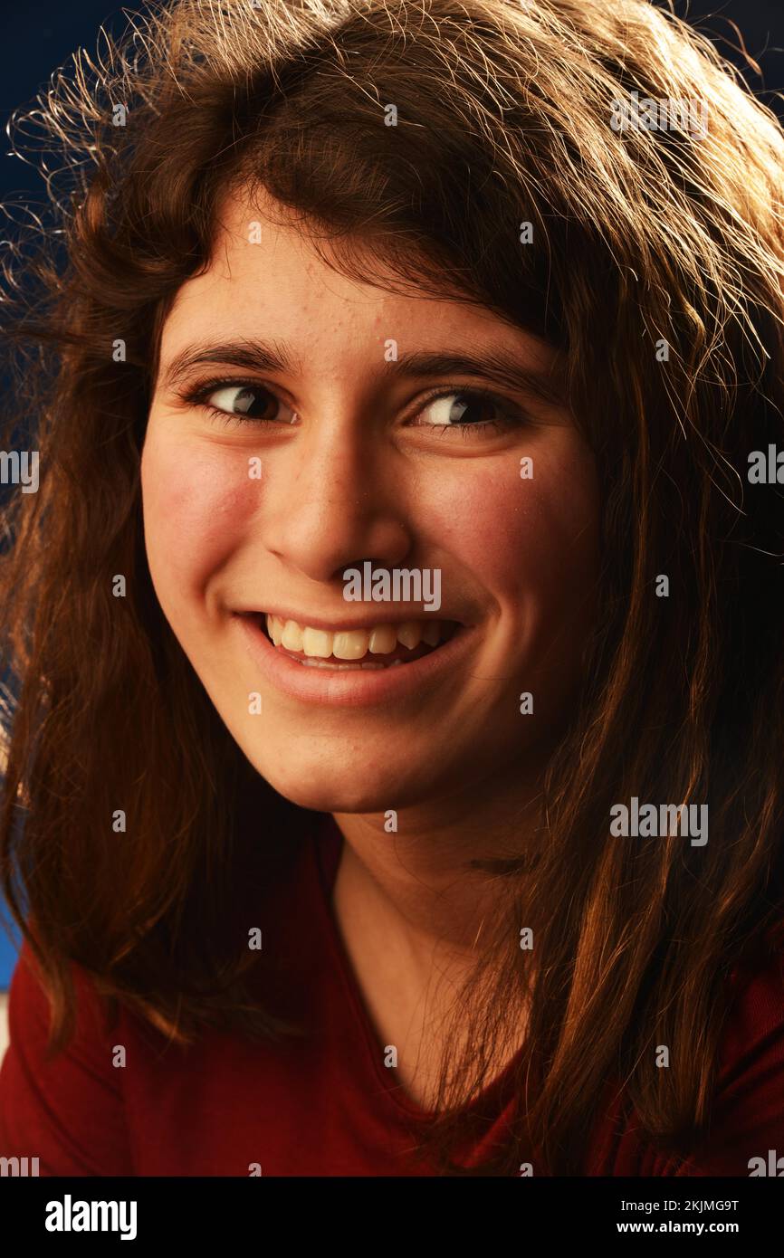 An 11-year-old girl stands as a model, Germany, Europe Stock Photo - Alamy