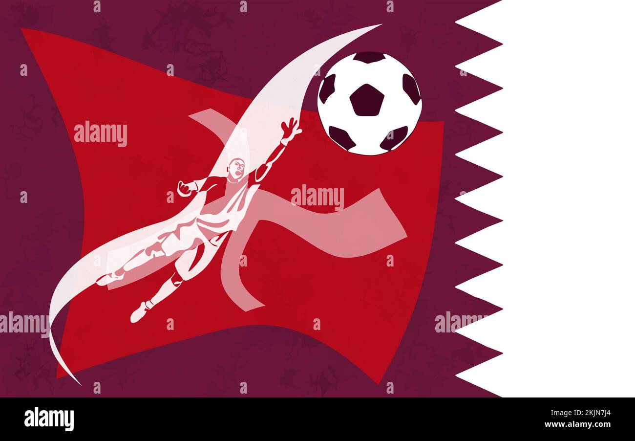 Football Player shooting a ball silhouette vector illustration Stock ...