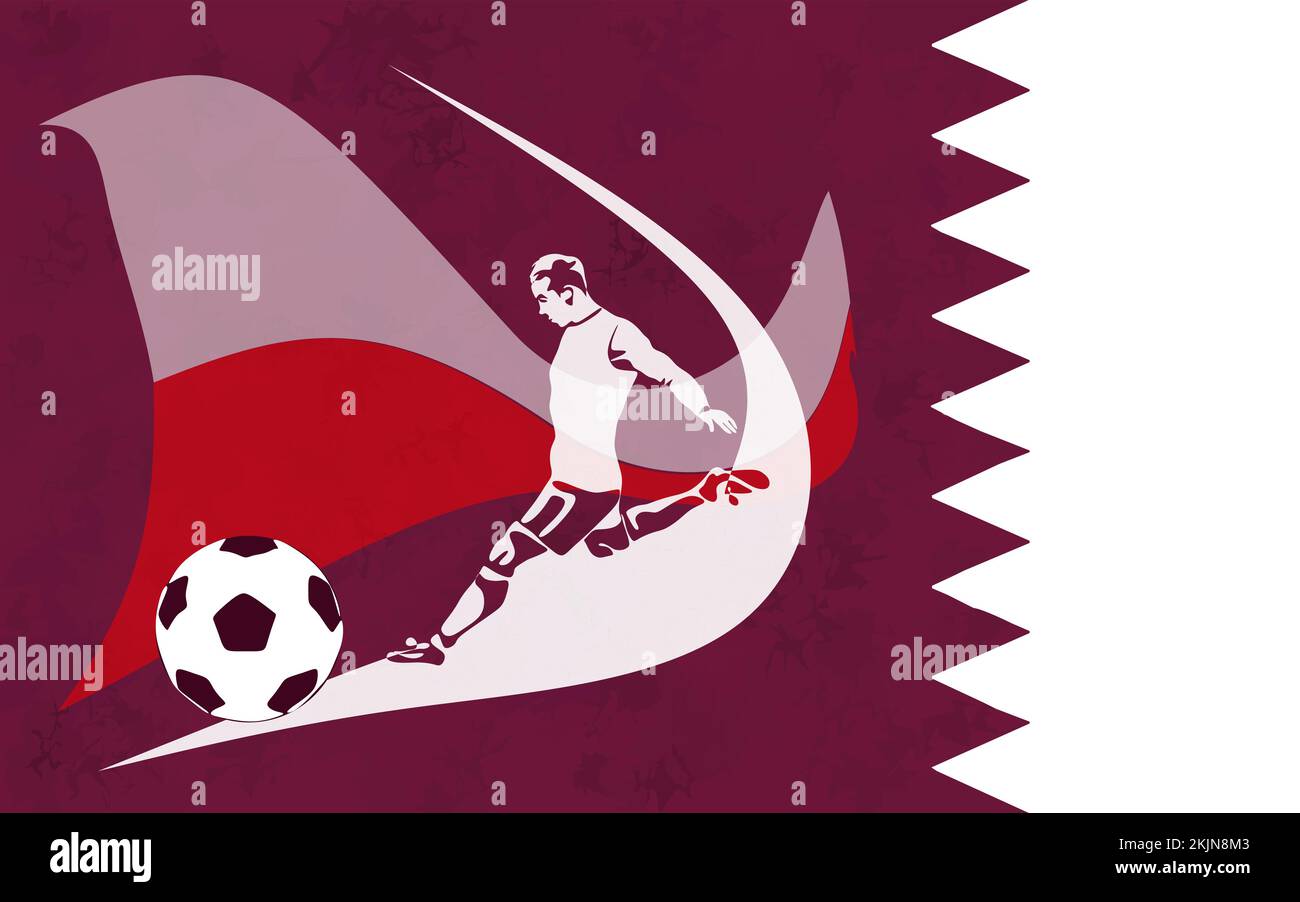 Football Player shooting a ball silhouette vector illustration Stock ...