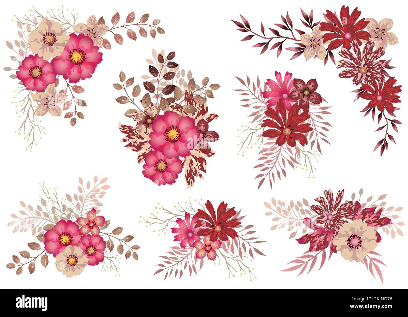 Flower bouquet clipart hi-res stock photography and images - Alamy