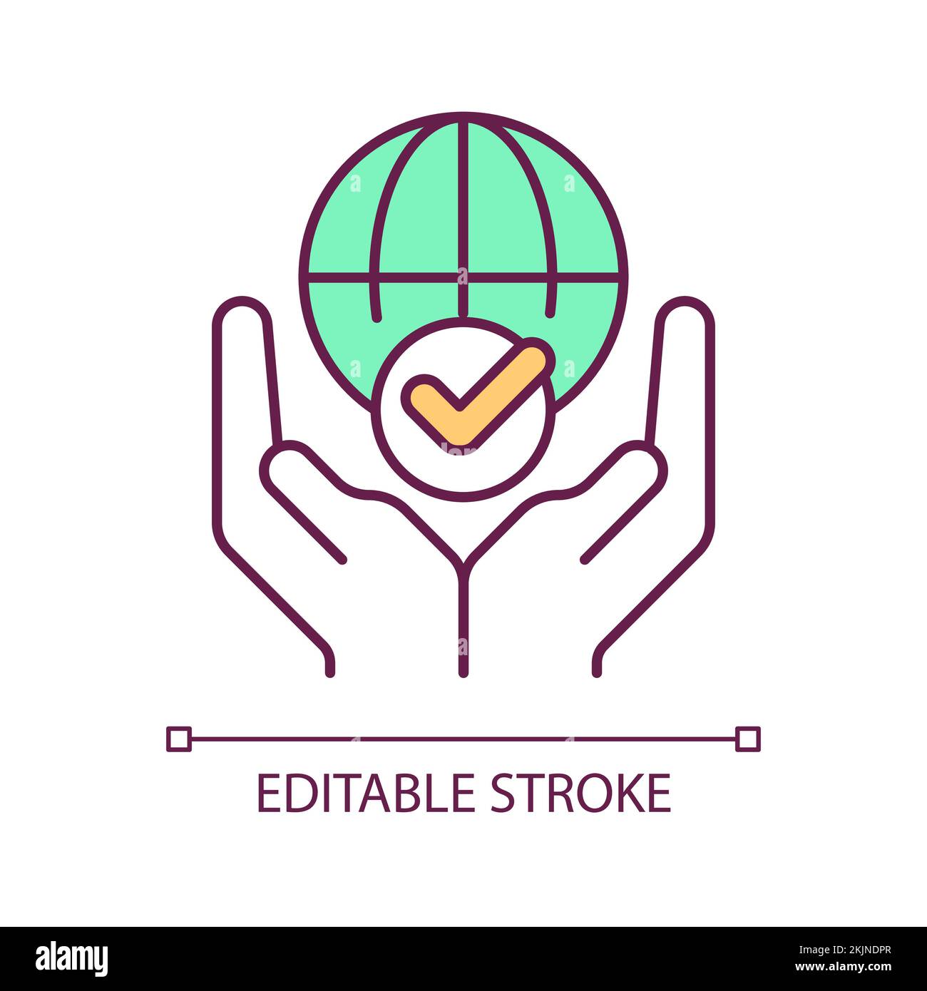 Protect environment RGB color icon Stock Vector Image & Art - Alamy