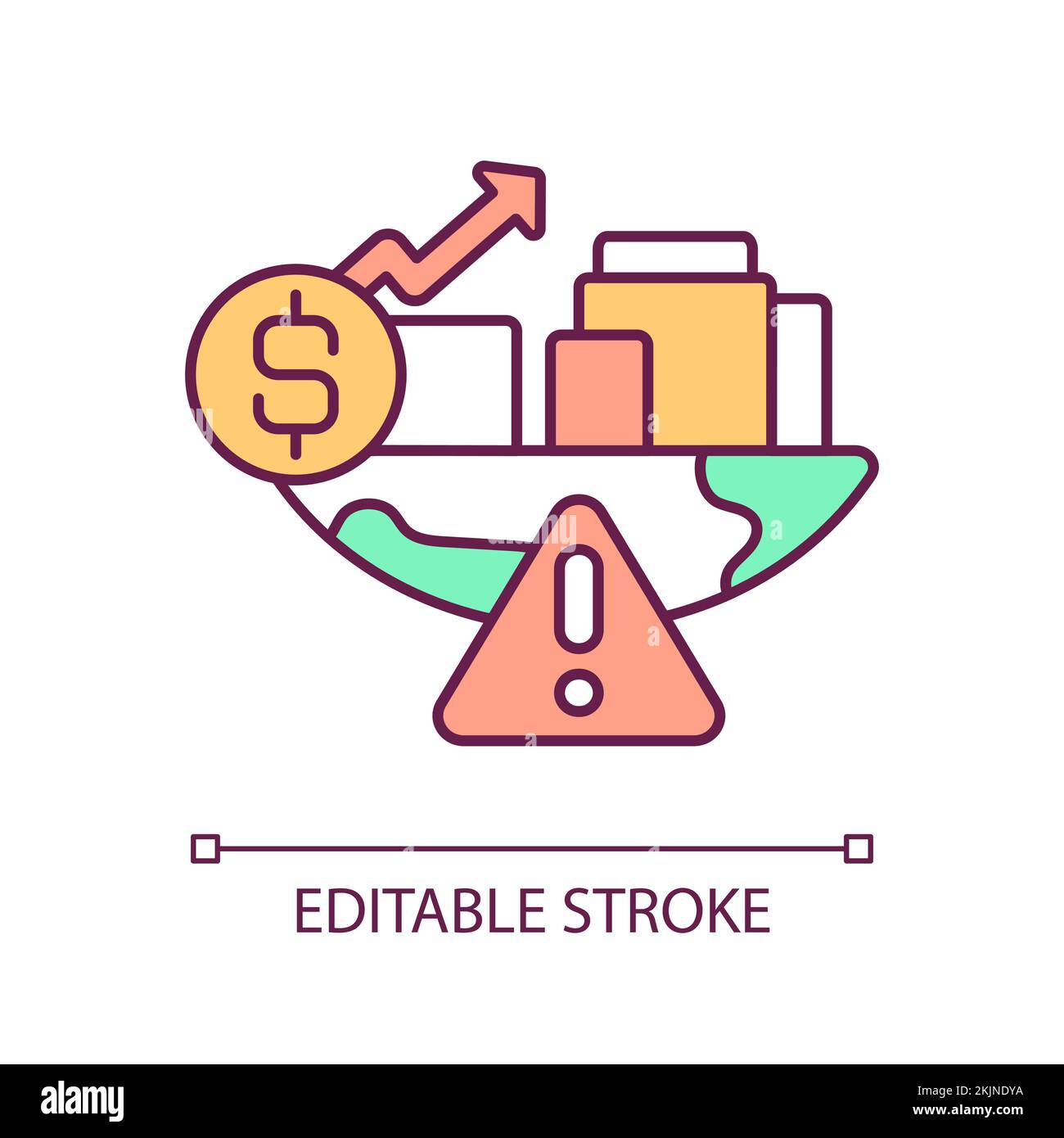 Human impact on environment RGB color icon Stock Vector Image & Art - Alamy