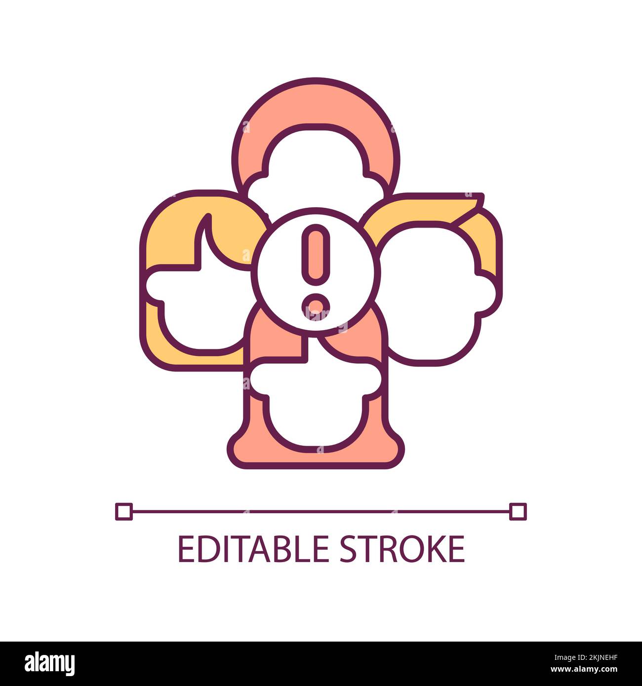 Global inequality RGB color icon Stock Vector Image & Art - Alamy