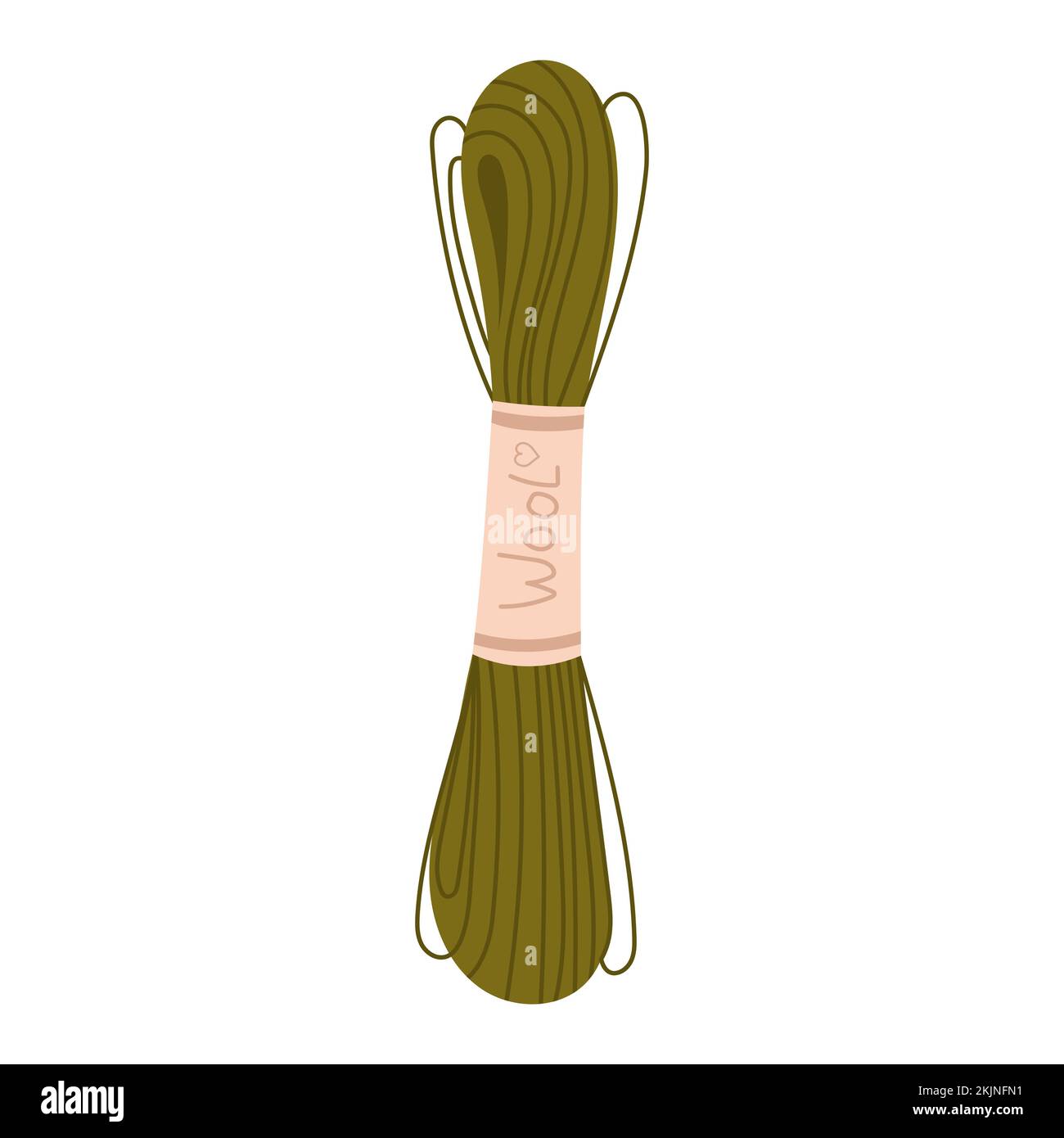 Wool Yarns Knitting Tool Hobby Time Handmade Things Stock Vector Image And Art Alamy