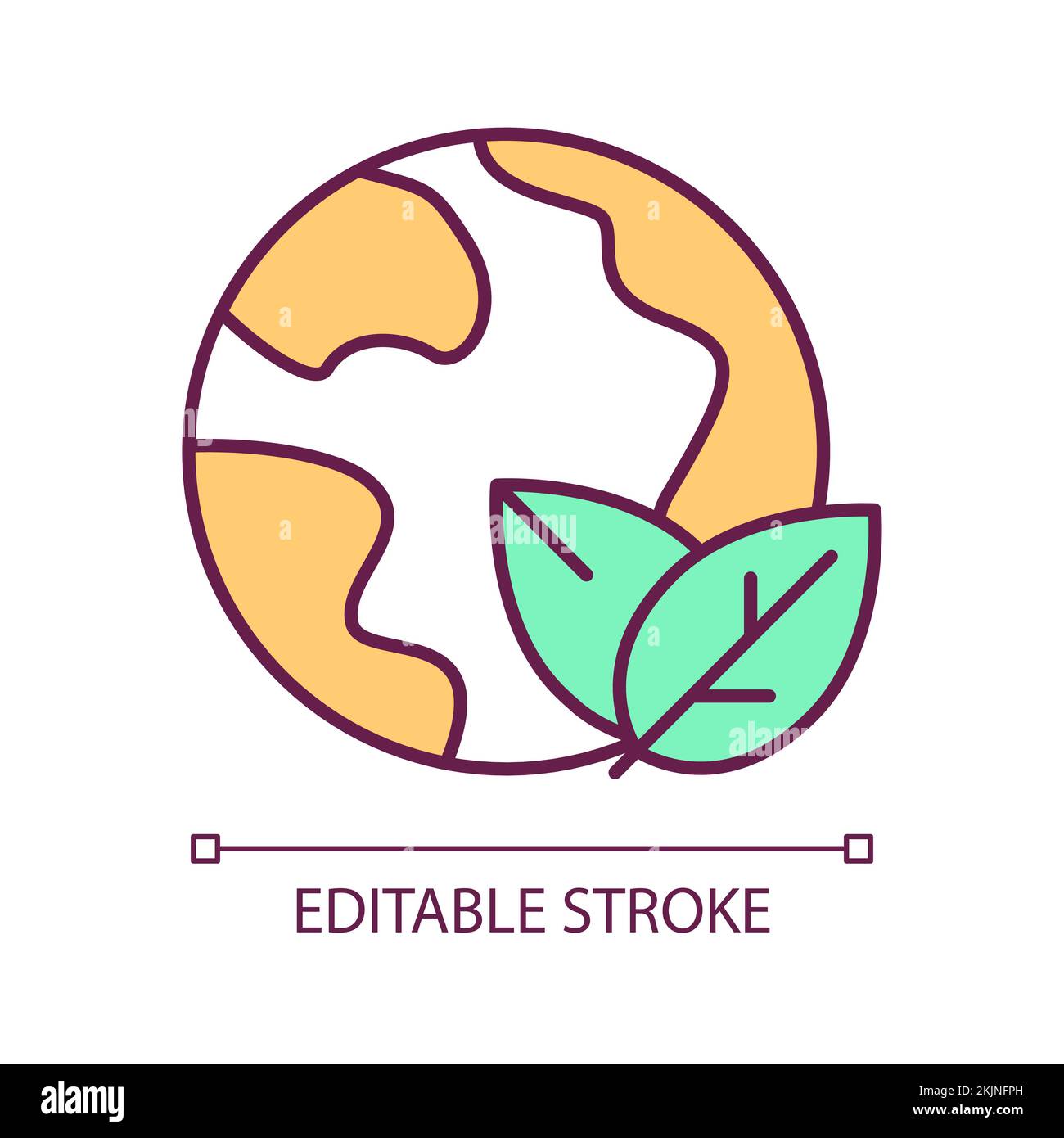 Environmental friendly RGB color icon Stock Vector Image & Art - Alamy