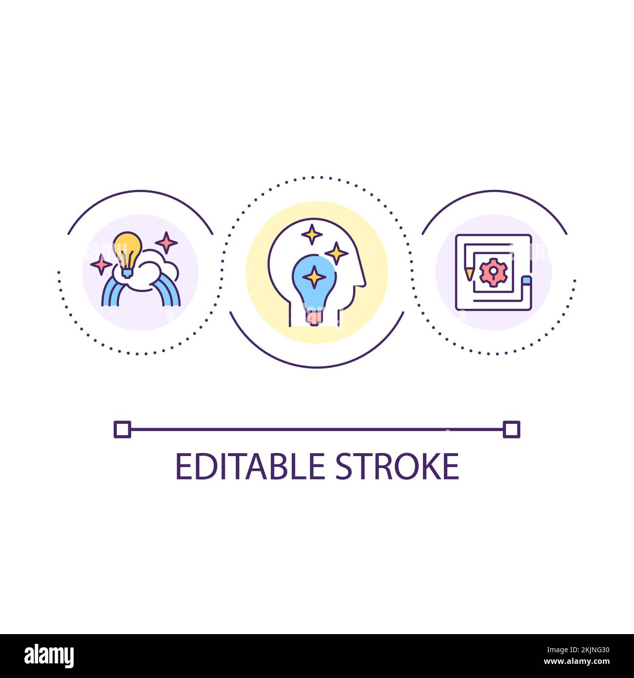Generate ideas loop concept icon Stock Vector Image & Art - Alamy Generate ideas loop concept icon Stock Vector Image & Art - Alamy