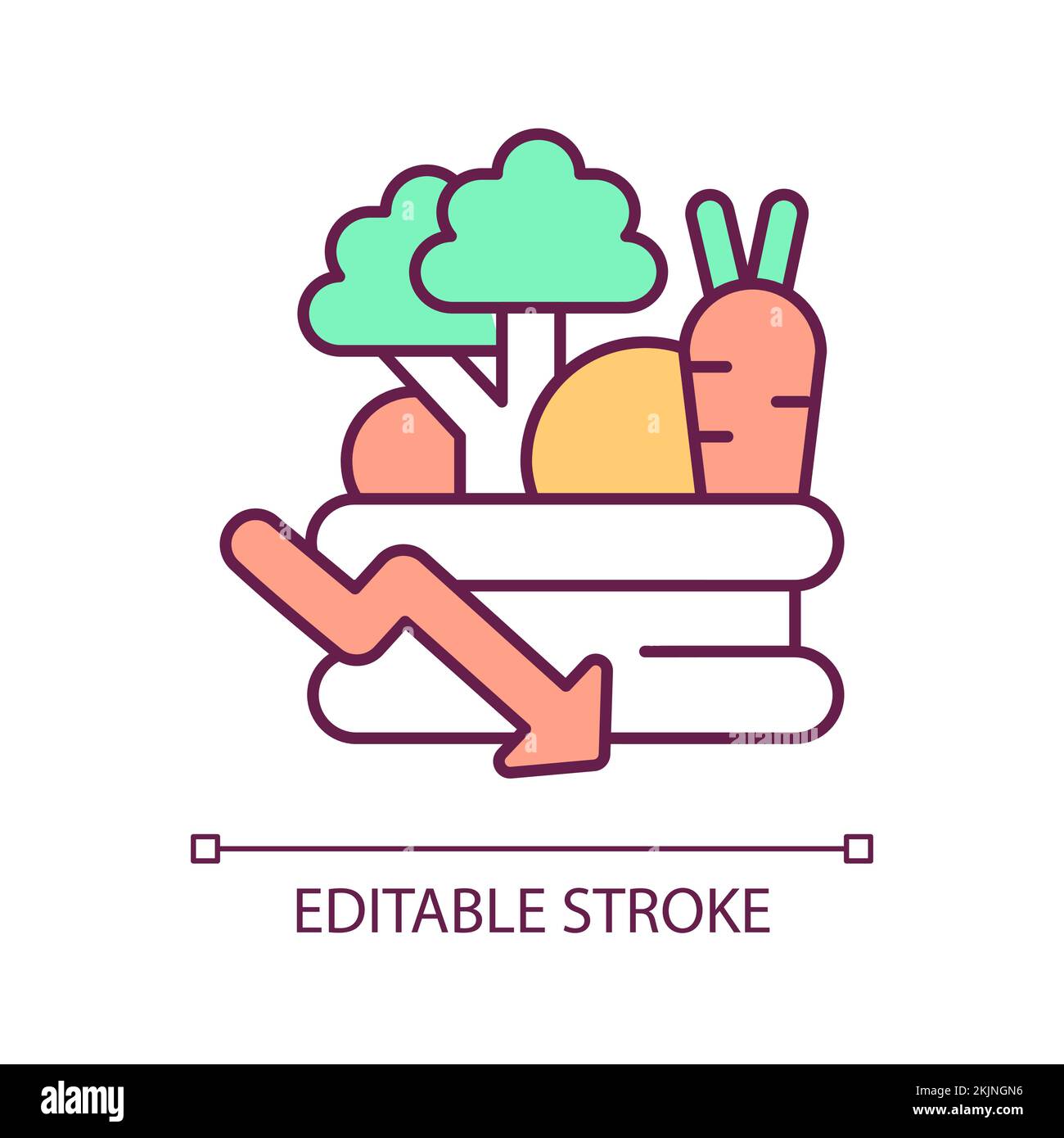 Crops problem icon Stock Vector Images - Alamy