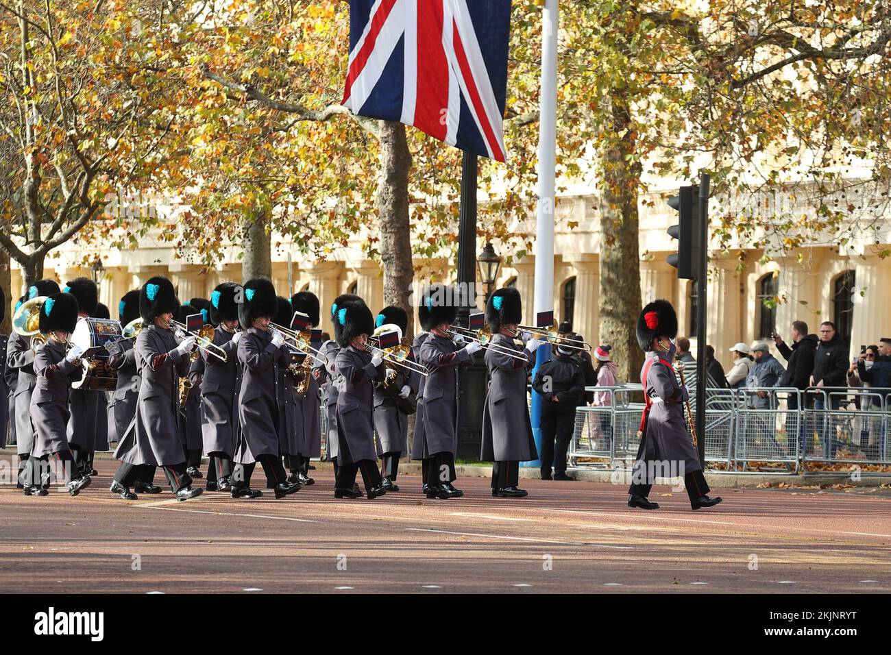 London, UK. 22nd November 2022. Pageant on The Mall for the State Visit ...