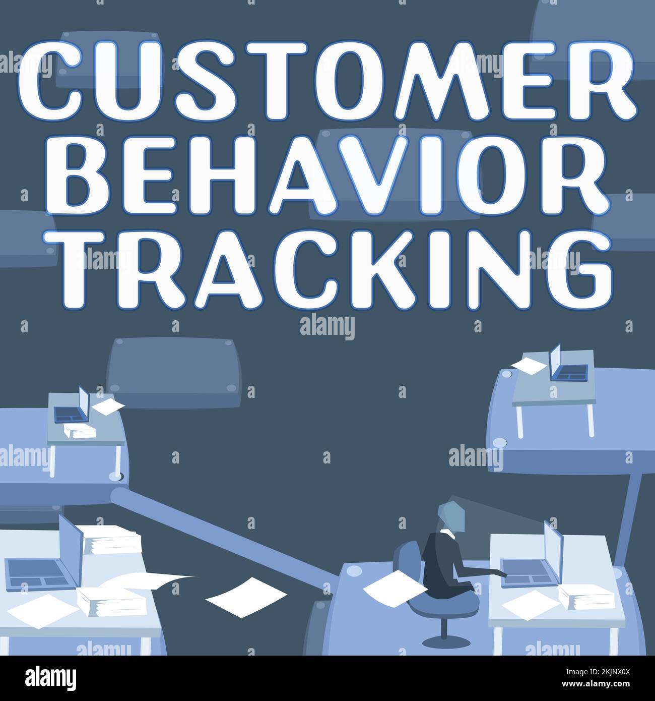 Writing Displaying Text Customer Behavior Tracking Business Idea Managing Behaviour Of