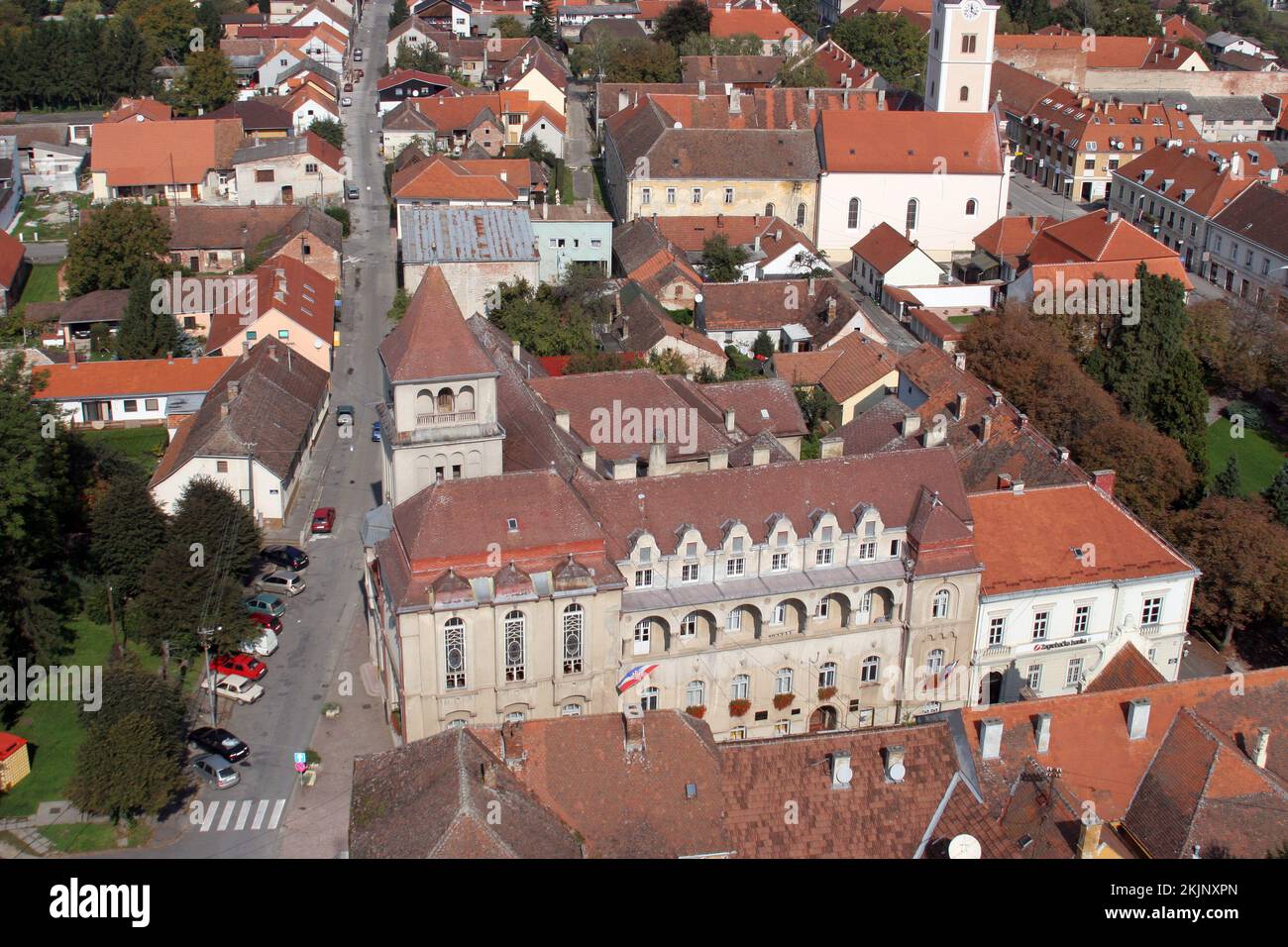 Croatian national hall building, Krizevci, Croatia Stock Photo - Alamy