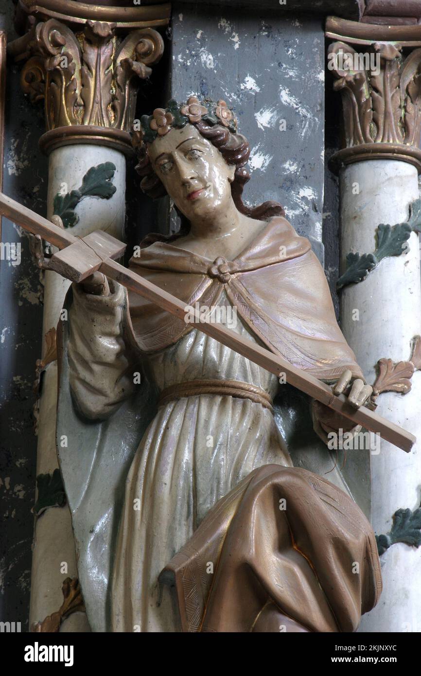 Saint Helena, statue on the Altar of the Blessed Virgin Mary in the ...