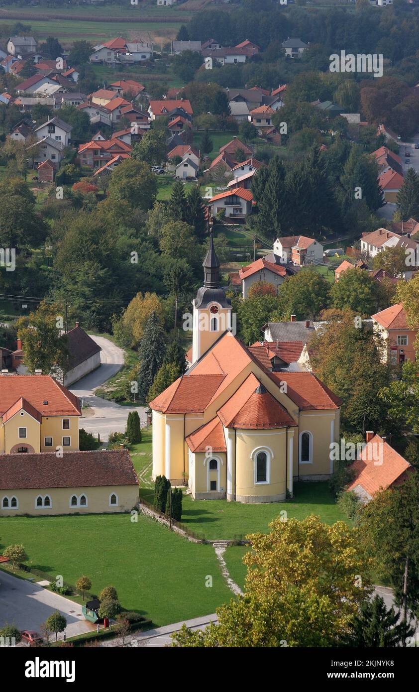 Parish Church of Saint Mary Magdalene in Ivanec, Croatia Stock Photo ...