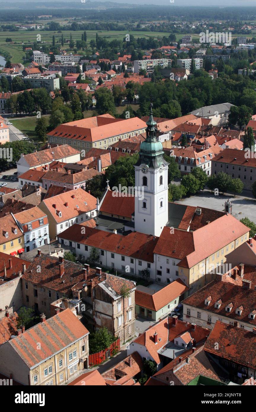Parish Church of the Holy Trinity in Karlovac, Croatia Stock Photo - Alamy