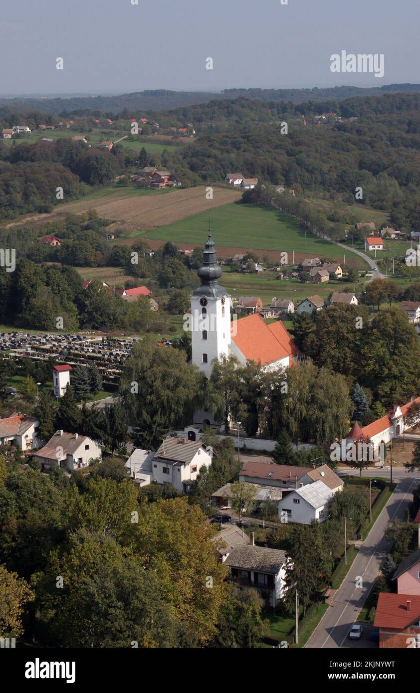 Parish Church of Our Lady of Snows in Kutina, Croatia Stock Photo - Alamy