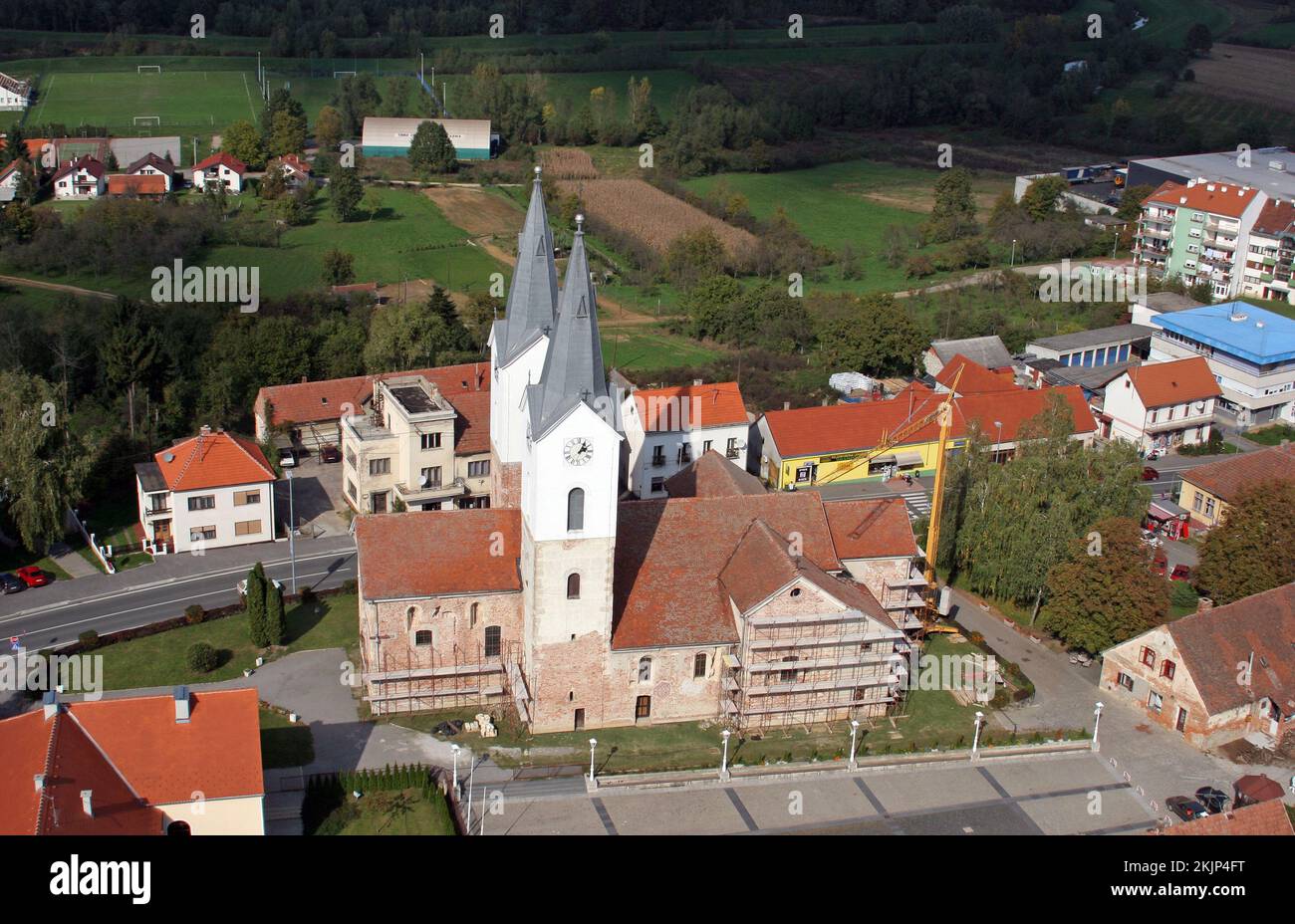Parish Church of St. Mary Magdalene in Cazma, Croatia Stock Photo - Alamy