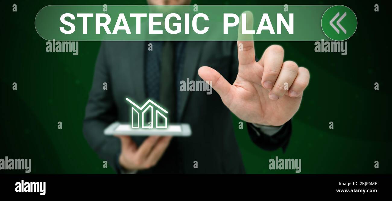Inspiration showing sign Strategic Plan. Concept meaning A process of ...