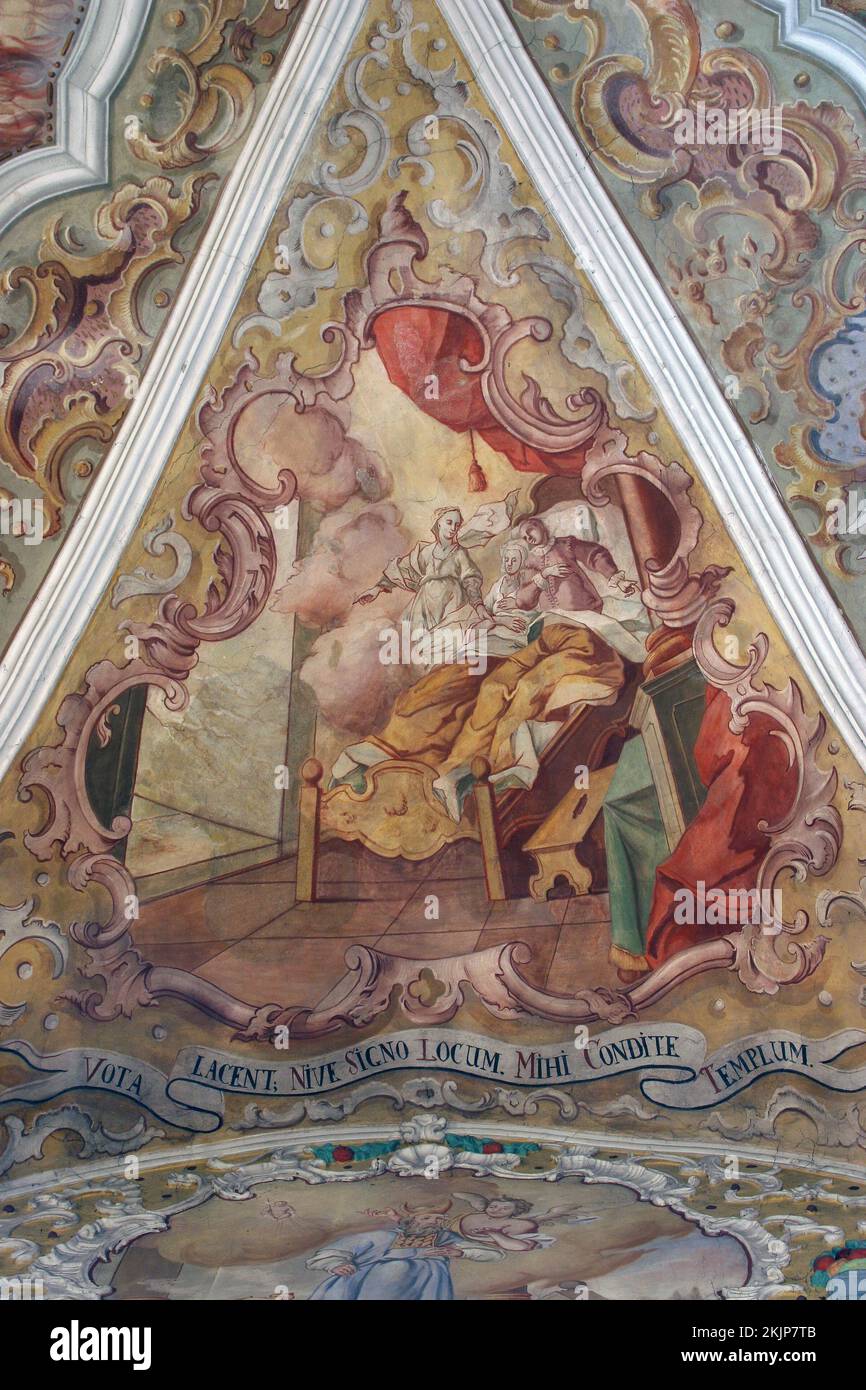 In a dream, Mary appears to the patrician Ivan and announces where she ...
