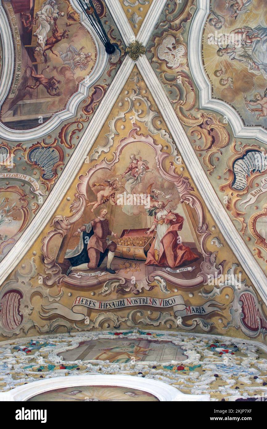 The Roman patrician Ivan and his wife lay all their treasures at the ...