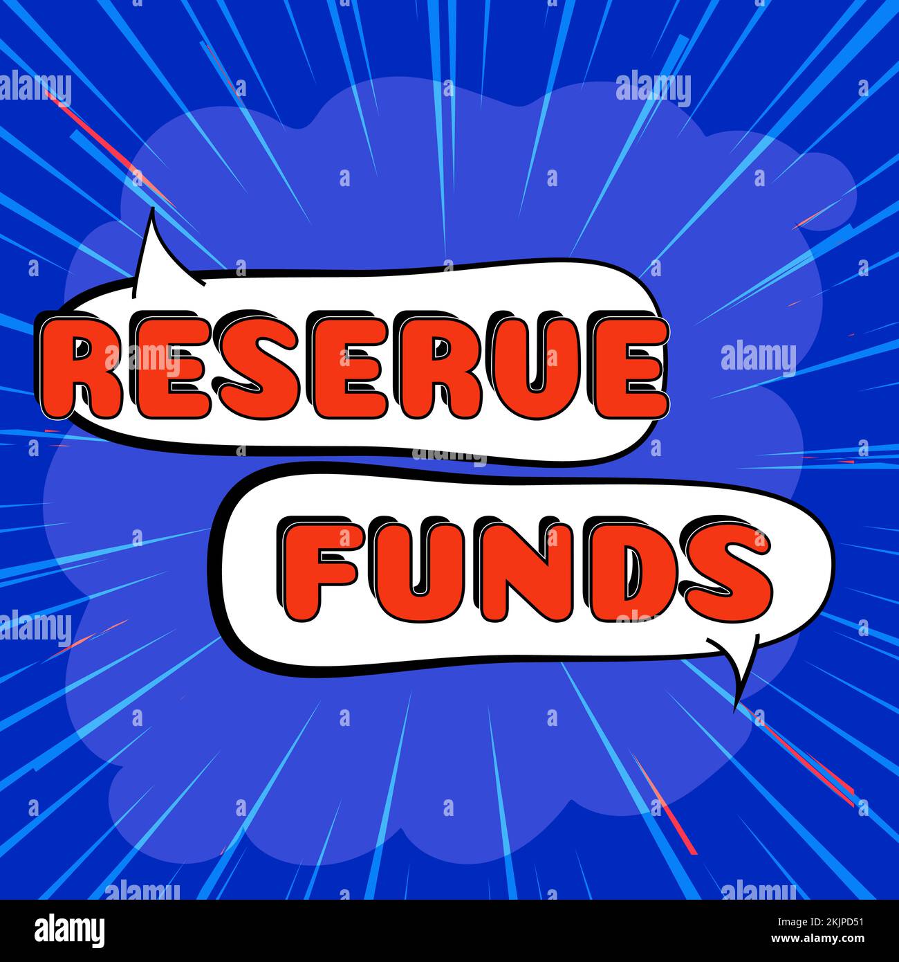 Conceptual display Reserve Funds. Business showcase money released from ...