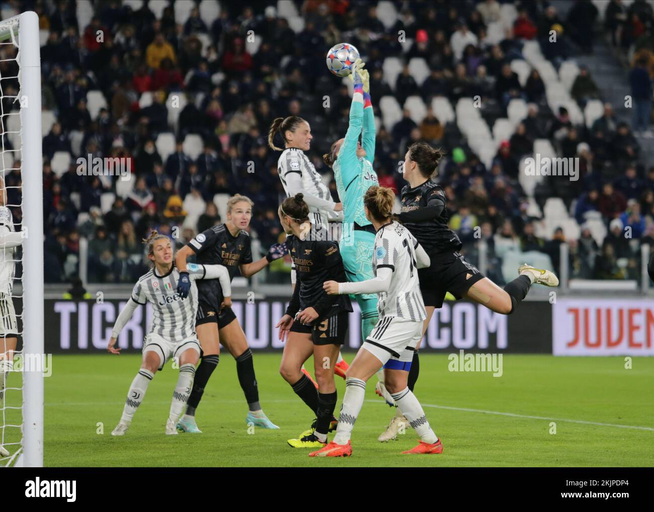 Pauline Peyraud-Magnin of Juventus Women during the Uefa Women’s ...