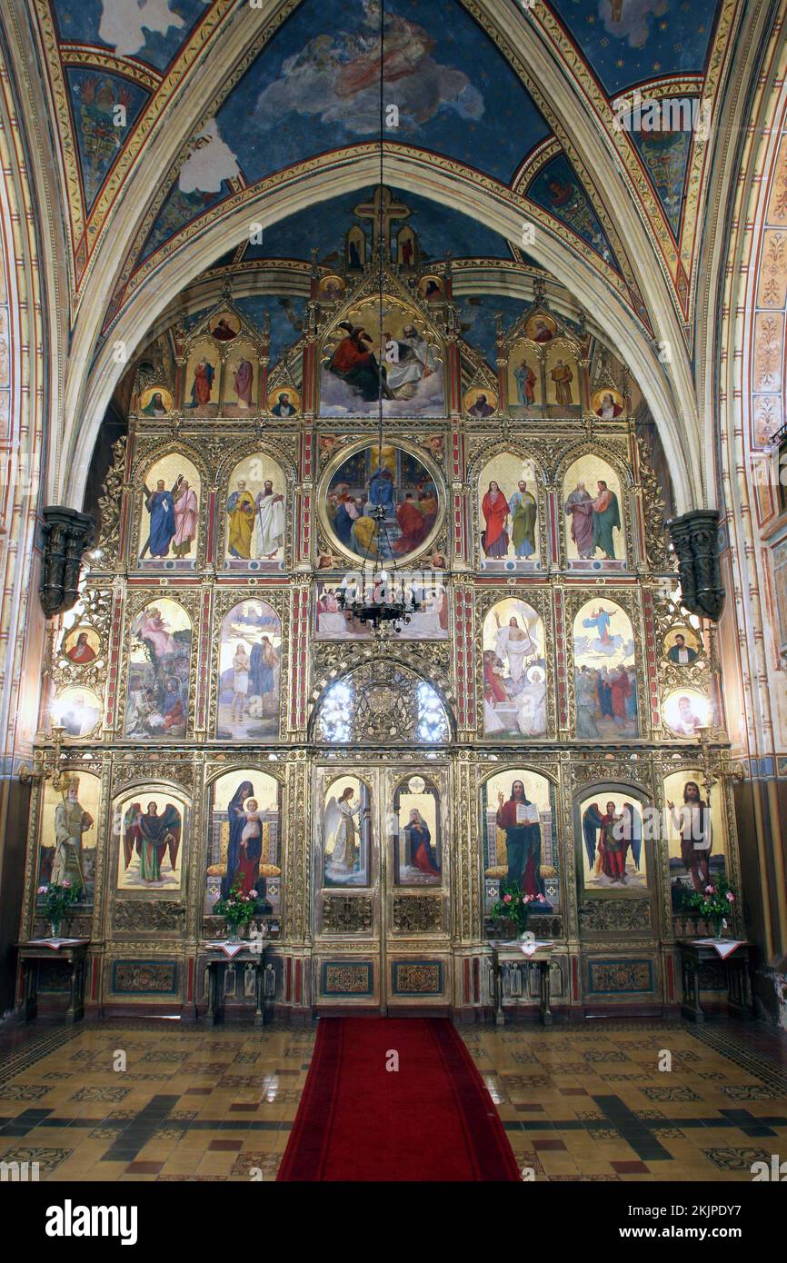 Iconostasis in the Greek Catholic Cathedral of the Holy Trinity in ...