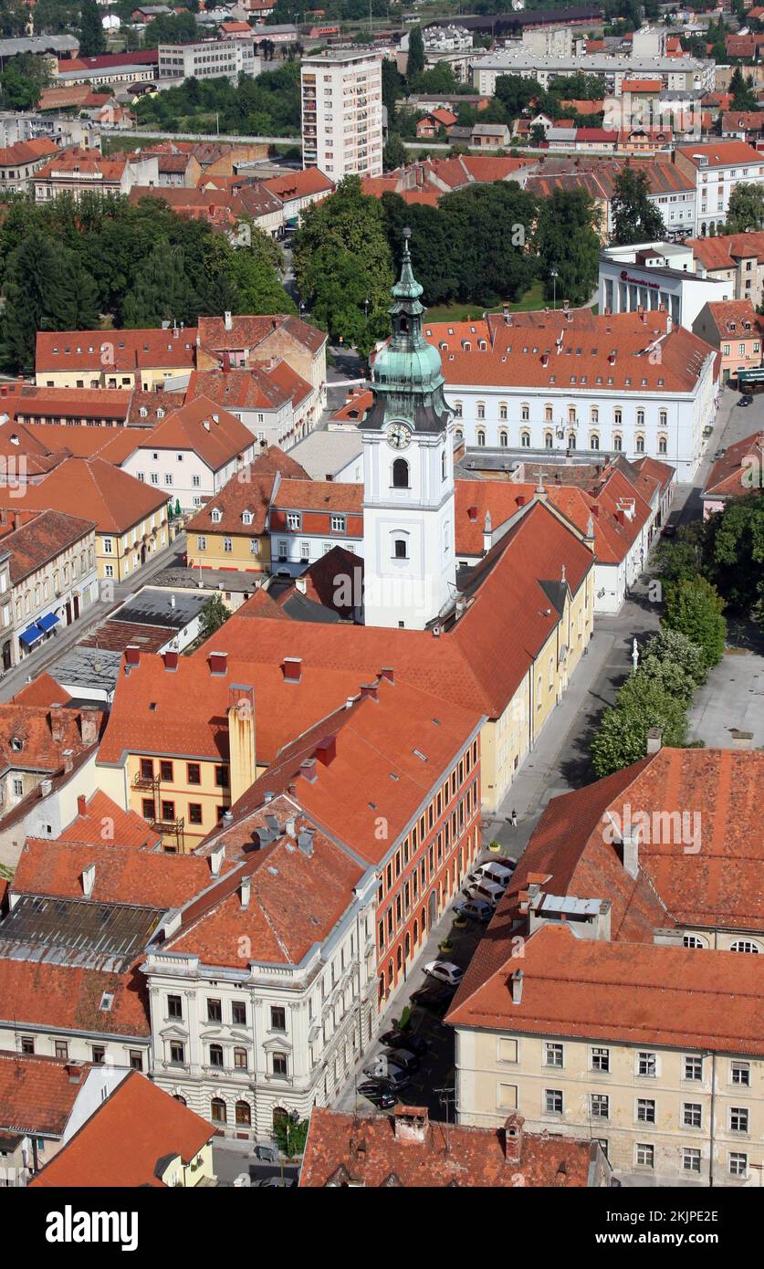 Parish Church of the Holy Trinity in Karlovac, Croatia Stock Photo - Alamy