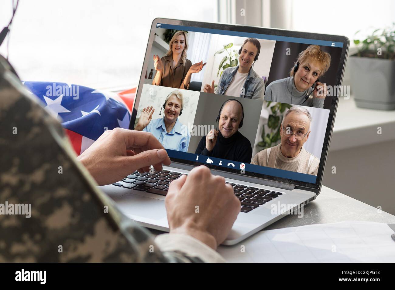 Teleconference concept group hi-res stock photography and images - Alamy