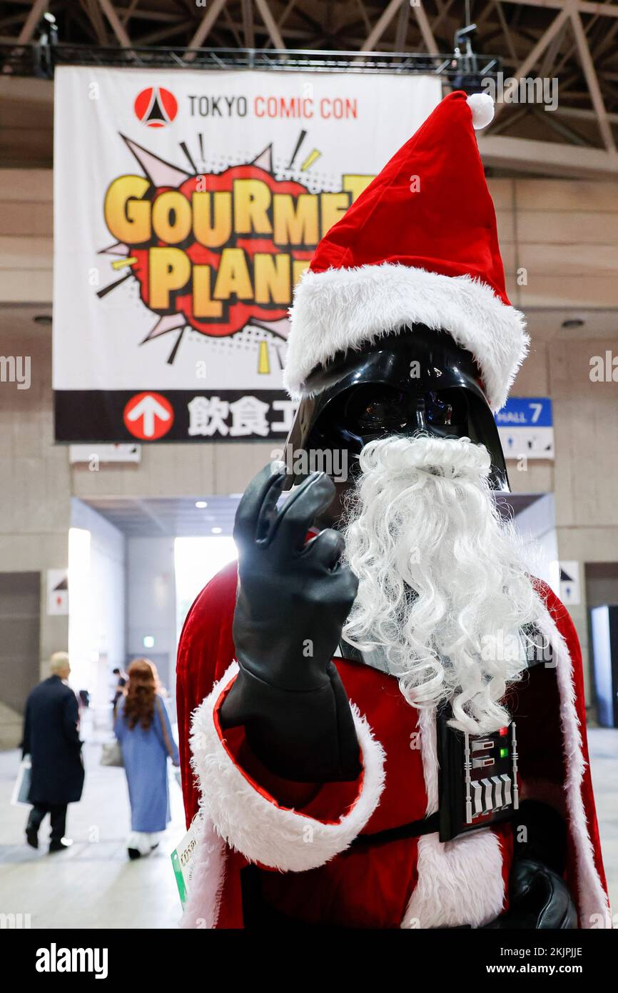 November 25, 2022, Chiba, Japan: A cosplayer poses for a photograph ...