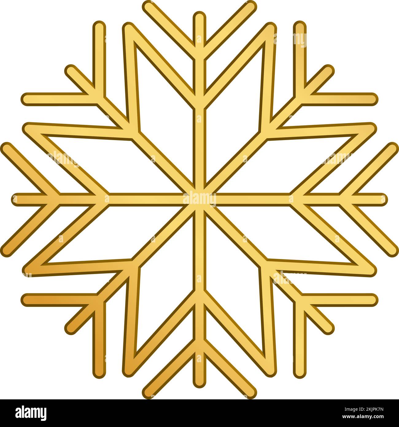 Winter snowflake silhouette collection for Christmas design Stock ...