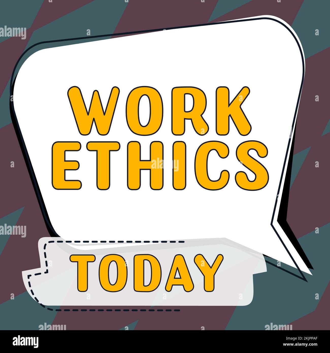 Writing Displaying Text Work Ethics Word Written On A Set Of Values Centered On The Importance