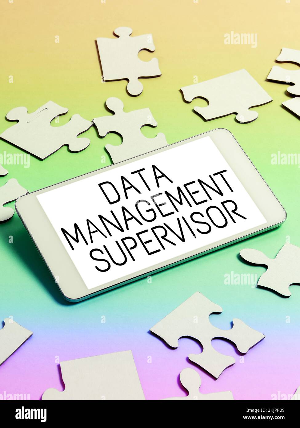 Conceptual caption Data Management Supervisor. Conceptual photo ...