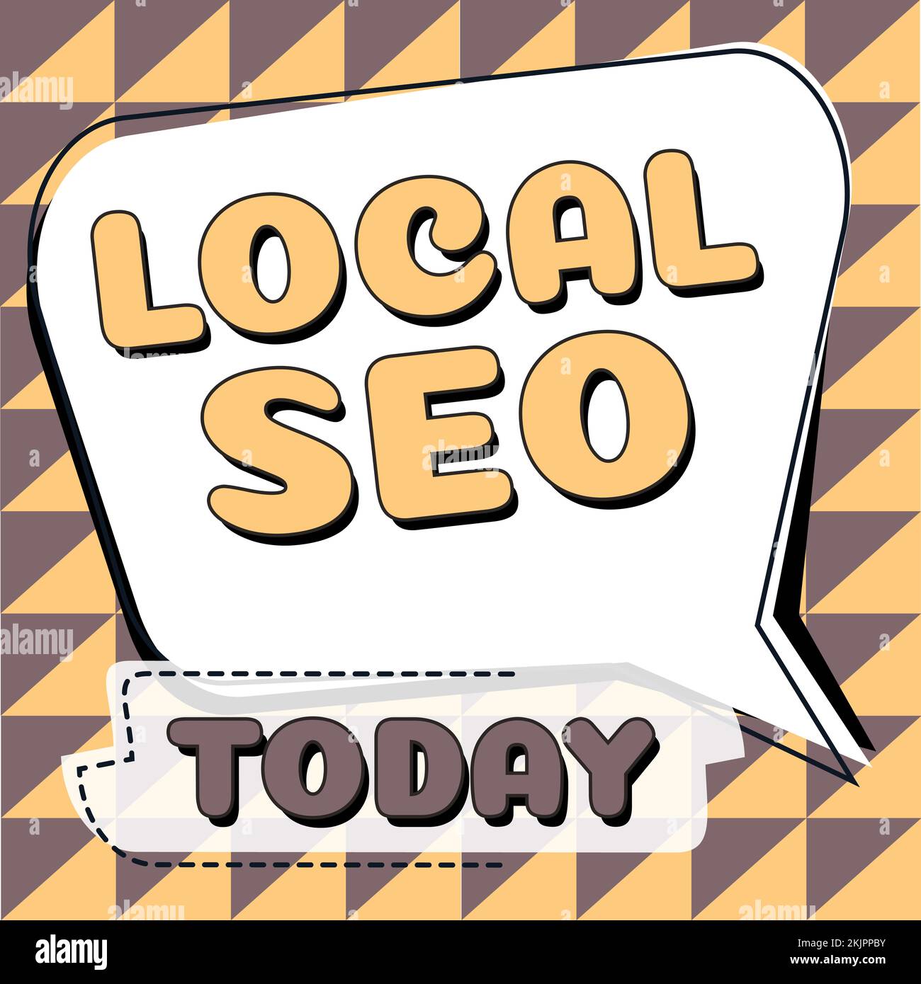 Writing displaying text Local Seo. Conceptual photo This is an ...