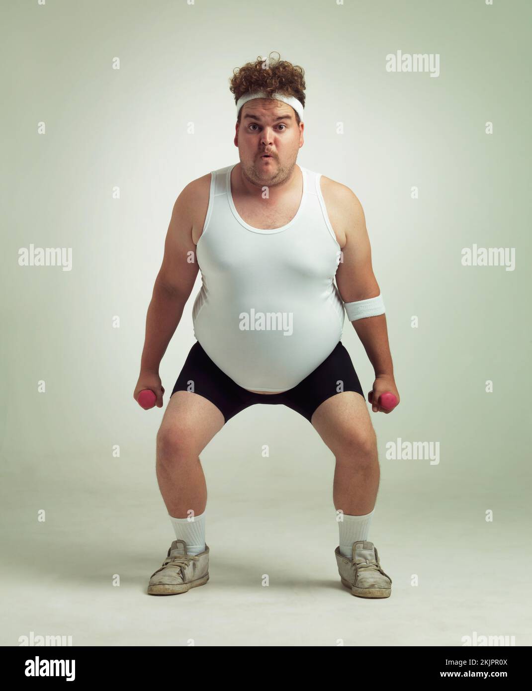 Overweight fat obese chubby young hi-res stock photography and images ...
