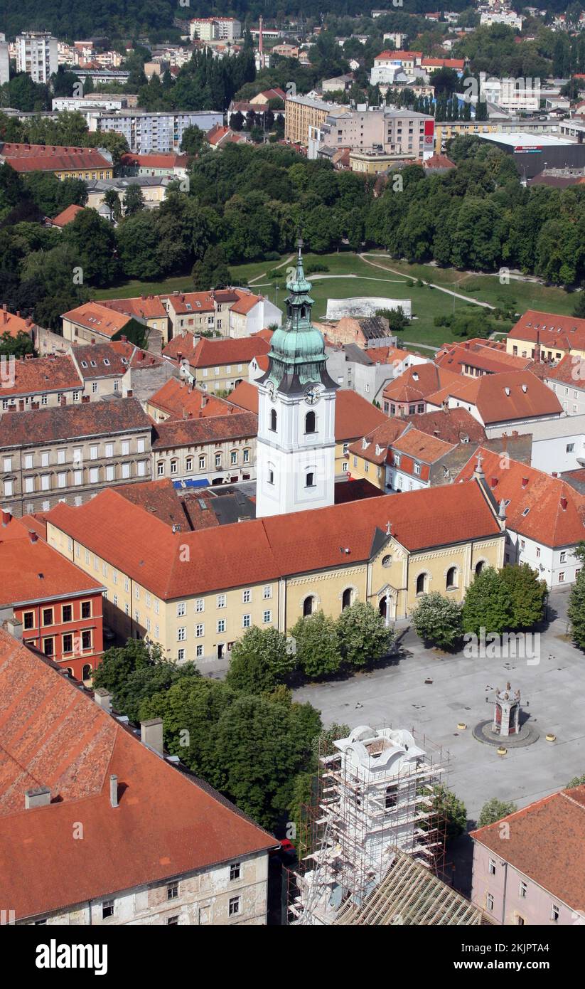 Parish Church of the Holy Trinity in Karlovac, Croatia Stock Photo - Alamy