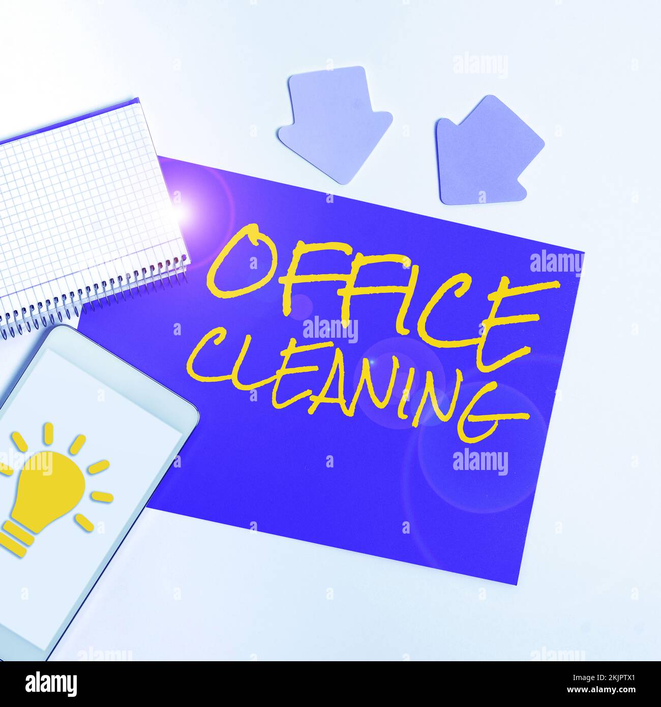 Text showing inspiration Office Cleaning. Business idea the action or ...