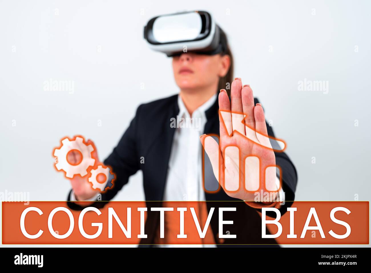 Hand writing sign Cognitive Bias. Internet Concept Psychological ...